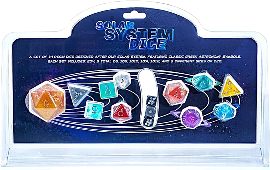 Solar System RPG Dice Set (14)